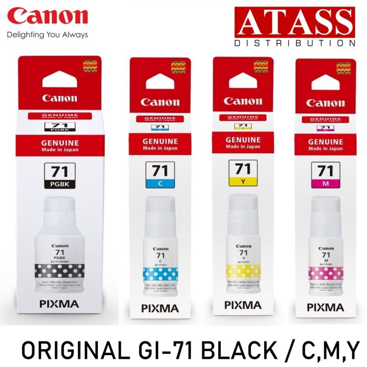 Original CANON GI-7I GI71 ink for Canon Printer G1020 G2020 G3020 G3060 ...