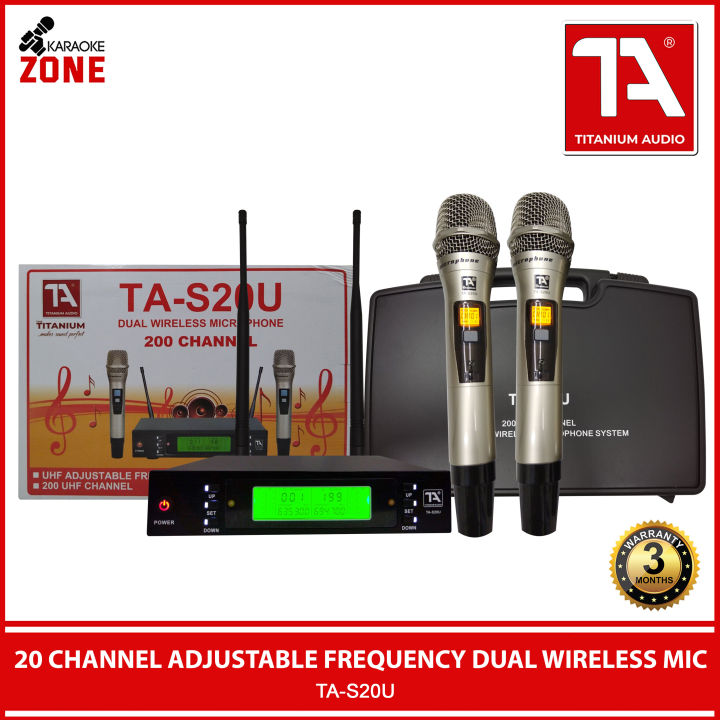 Titanium Audio S20U / Dual Wireless Microphone / KTV Microphone ...