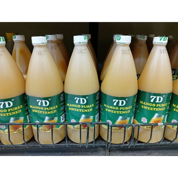 COD 7D Mango Puree Sweetened in 1 litter each gallon | Lazada PH