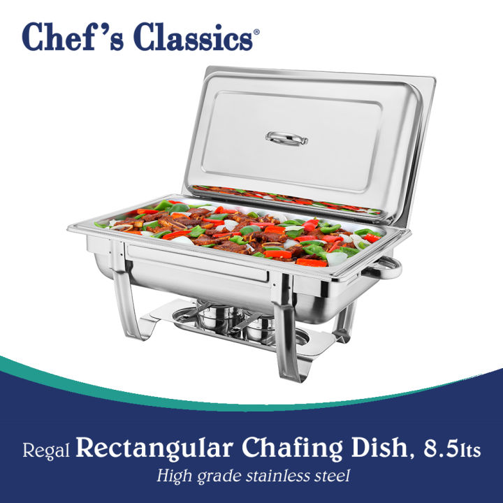 Chef's Classics Regal Stainless Steel Rectangular Buffet Chafing Dish ...