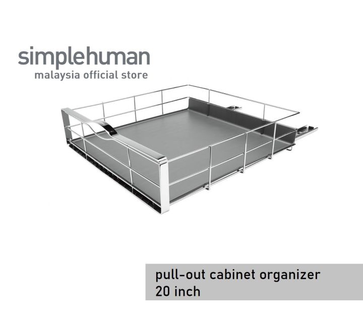simplehuman width Pull-Out Cabinet Organizer Premium Quality Heavy ...