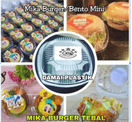 Isi:50pcs Mika Roti Burger Hamburger / Mika Bolu | Lazada Indonesia