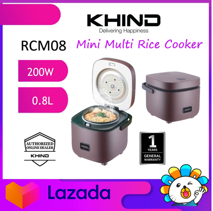 Khind Smart Multifunction mini Rice cooker 0.8Liter/ Sharp Jar Rice ...