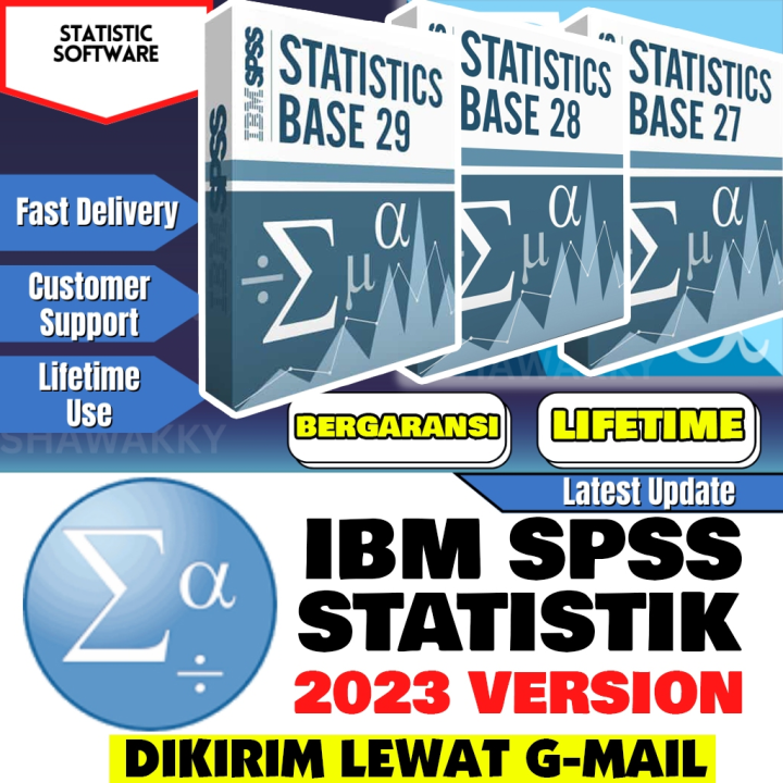 SPSS Statistics v30 29 28 27 26[Instant Redeem & Send, Full Lifetime] | Lazada PH