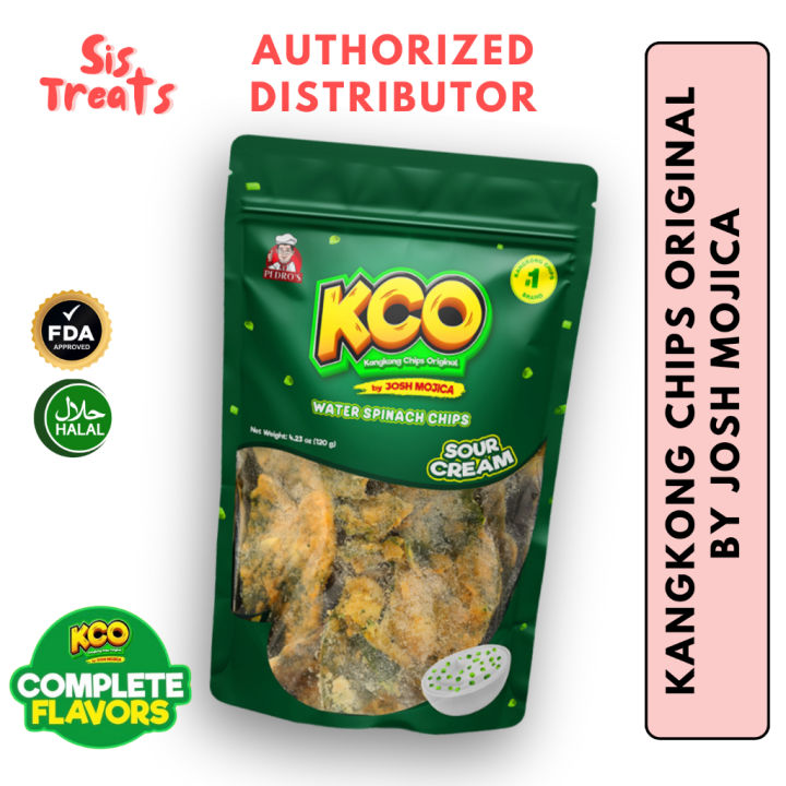 Kangkong Chips Original by Josh Mojica - Made with the Finest Kangkong Leaves, Less-guilt snack ...