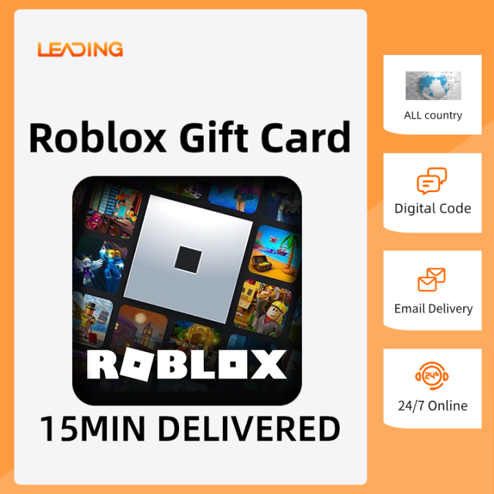 Roblox Robux Gift Card⚡All region Acc Robux GC⚡100 ROBUX — 10000 ROBUX⚡ ...