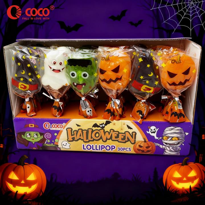 COCO Halloween Cartoon lollipop 30PCS per box Holiday Snacks - Sharing ...