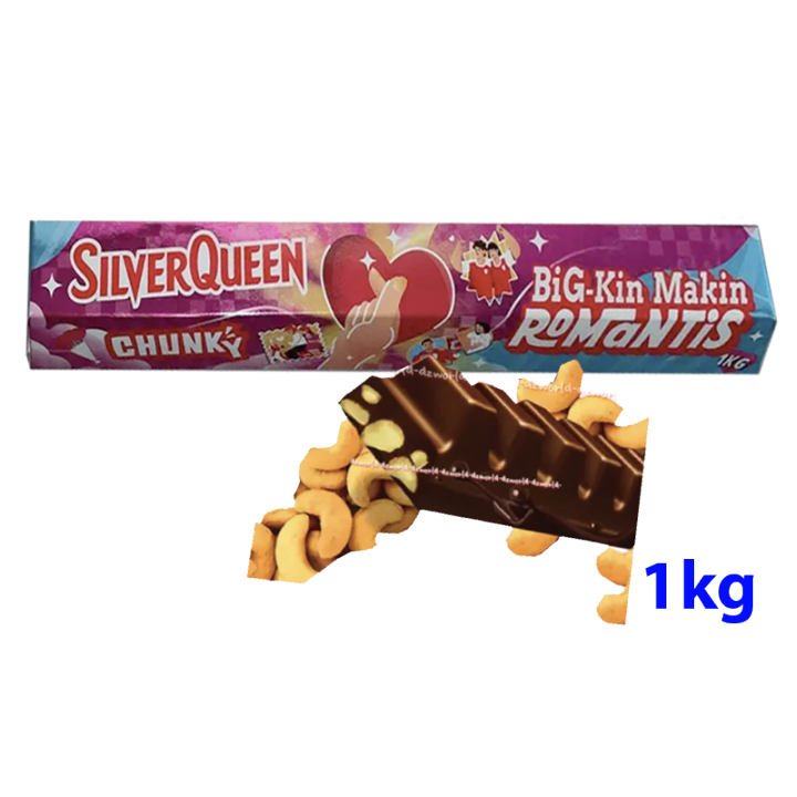 Silverqueen Chunky 1Kg Coklat Silver Queen Ukuran Besar Jumbo I Love ...