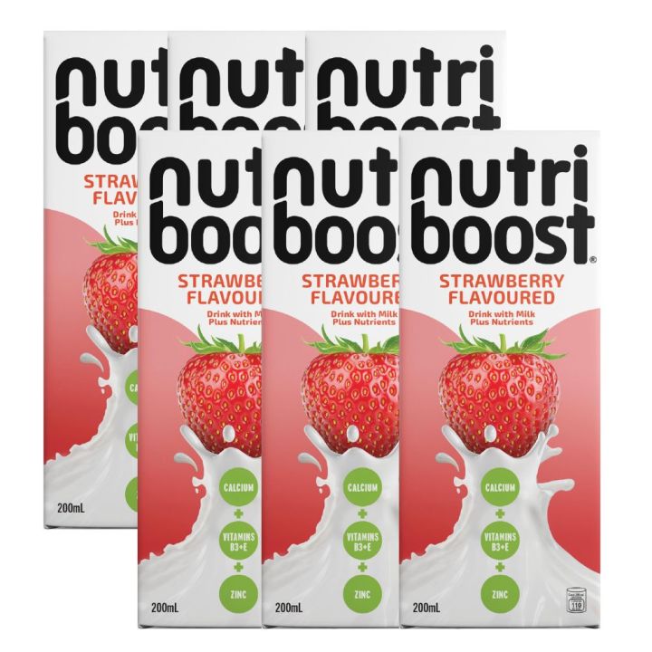 Nutriboost Strawberry 200ml - Pack of 6 | Lazada PH