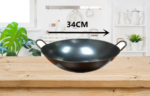 High Quality Pre-Seasoned Wok Traditional Wok/Metal Wok/Carbon Steel ...