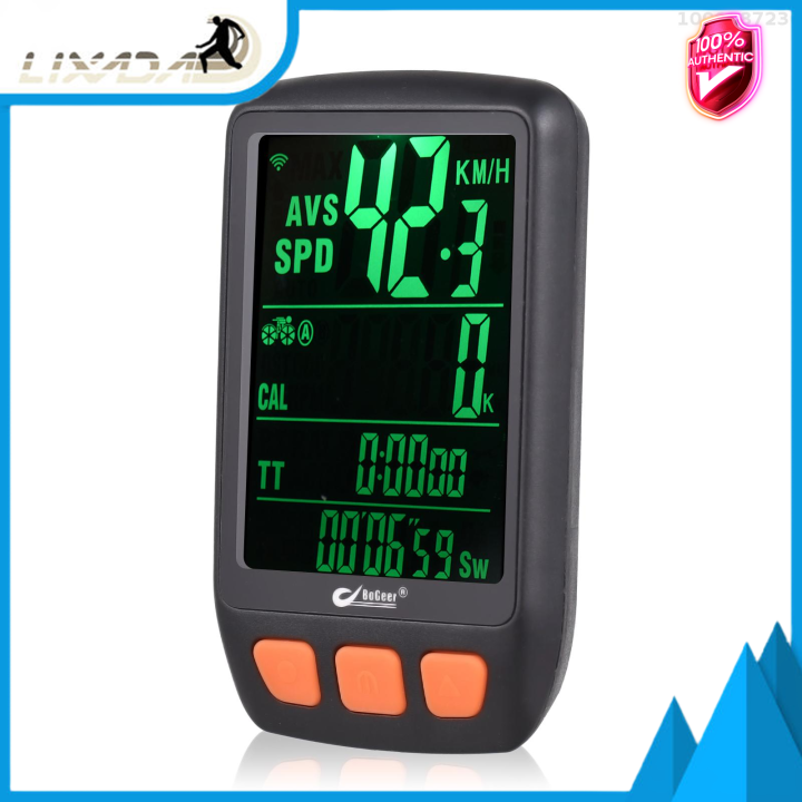 【100% Genuine】LIXADA Bicycle Cycling Computer Wireless Digital Bike ...