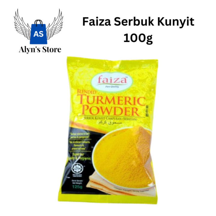 Faiza Serbuk Kunyit 100g Turmeric Powder | Lazada