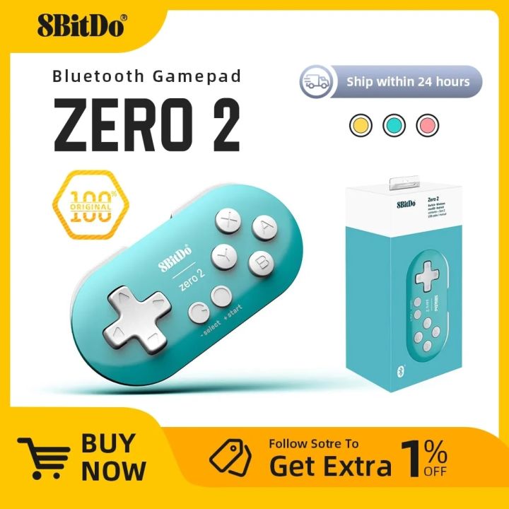 8Bitdo Zero 2 Bluetooth Controller For Nintendo Switch Windows Macos Raspberry Pi Mini Gamepad ...
