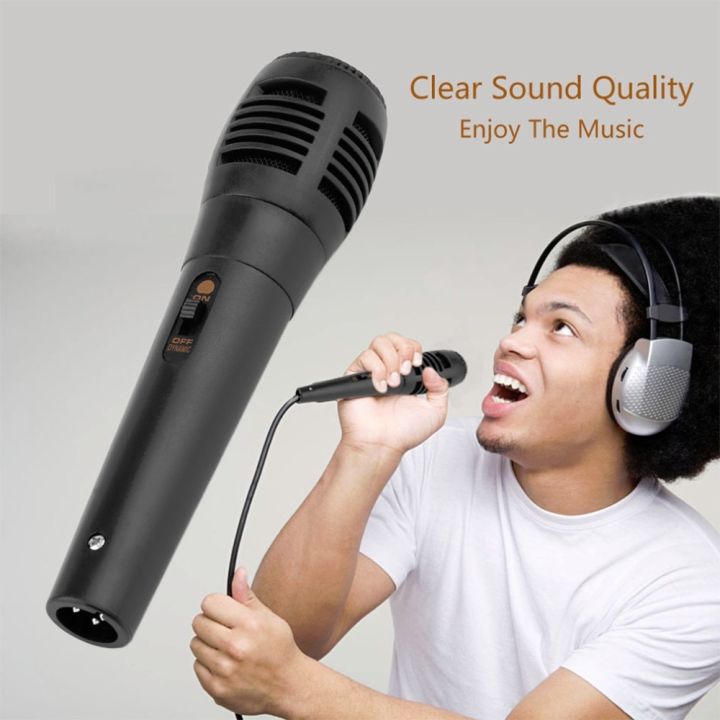 6.35mm Wired Karaoke Microphone for Speaker with Big Pin Professional ...