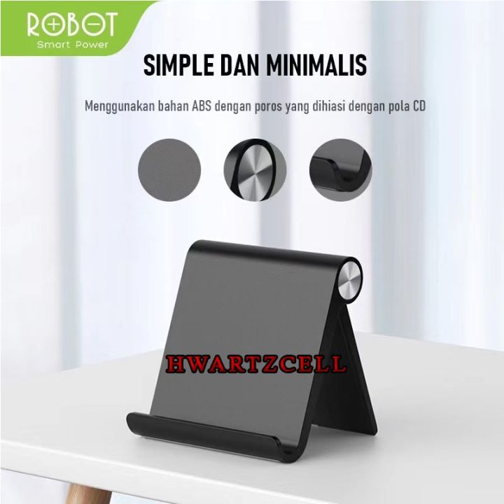 HOLDER STAND PHONE HOLDER DUDUKAN HP ROBOT RT-US07 Foldable Stand Desk ...
