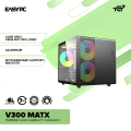 EasyPC | YGT V300 MAtx Tempered Glass Gaming PC Case Black or White ...