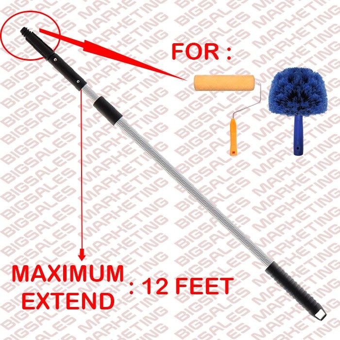 BIGSALES Aluminium Adjustable Retractable Extension Pole Stick For ...