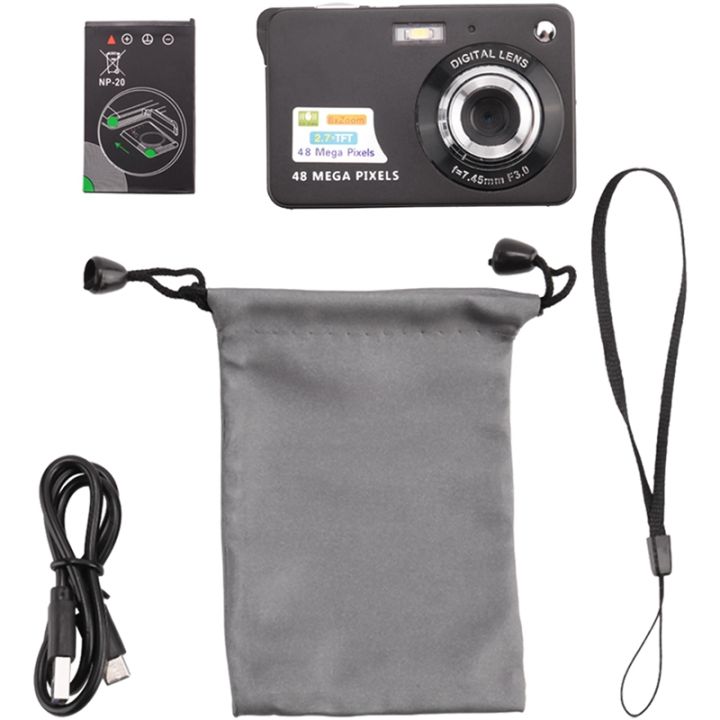 Digital Camera HD Display Video Camera Anti-Shake Camcorder 2.7 Inch ...