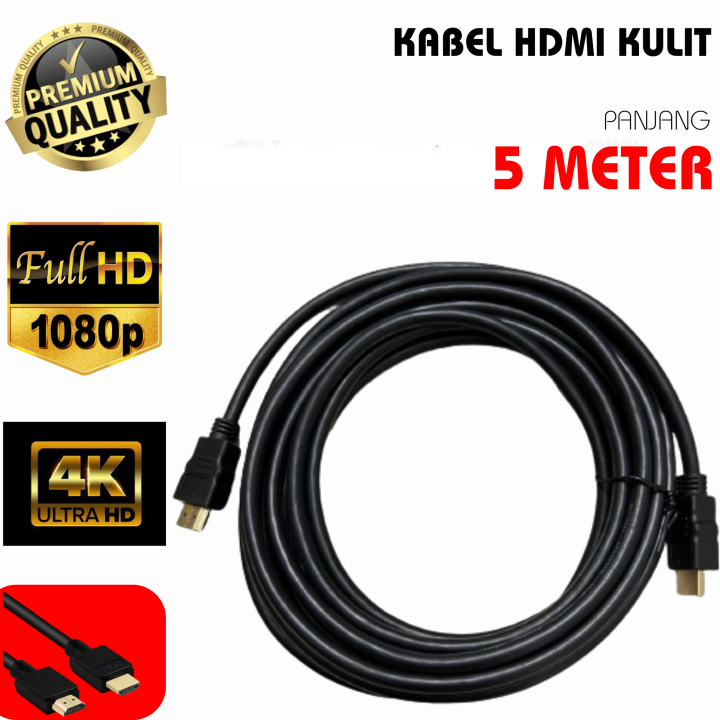 Kabel Hdmi to Hdmi 3m / 5m STB Laptop Ke Tv Ke DVR CCTV Ke Monitor ...