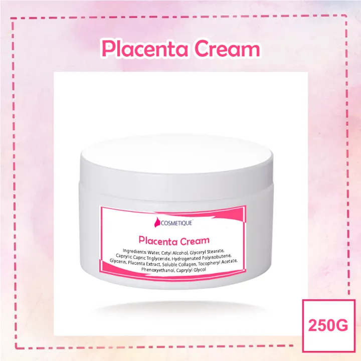 Placenta Cream 250g Reduces pigmentation and diminishes the appearance ...