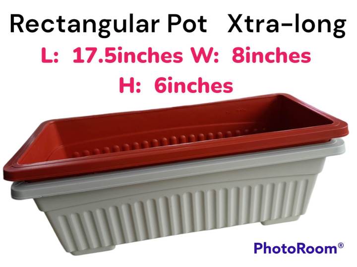 Rectangular Pots Xtra-long size | Lazada PH