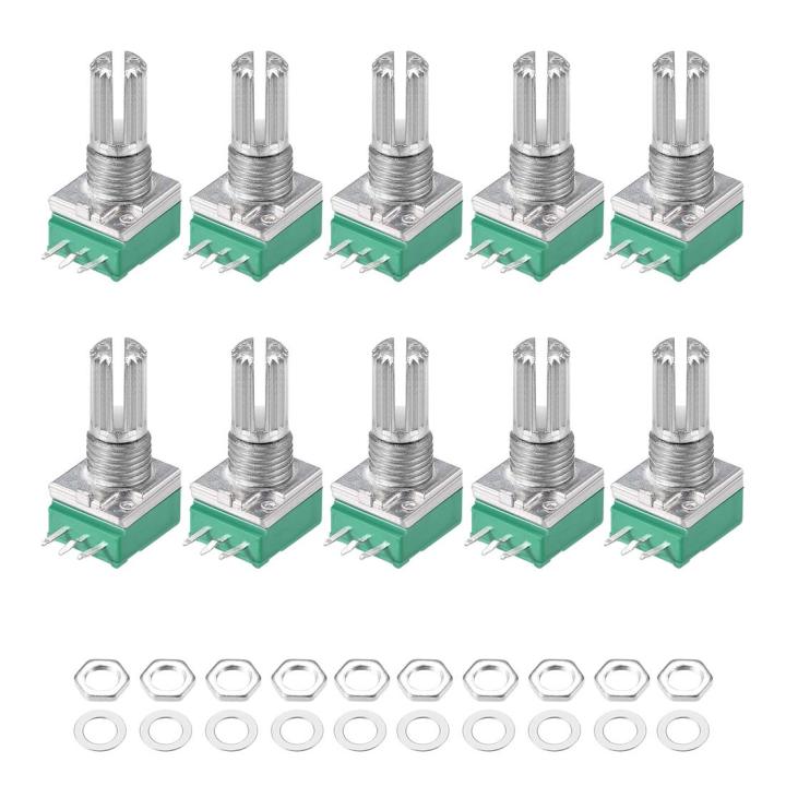 10 ชิ้น RV097N 3Pin potentiometer B5K B10K B20K B50K B100K B500K เพลา ...