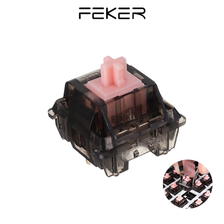 FEKER 10Pcs Smoked Cherry MX Mechanical Switch Keyboard Professional ...