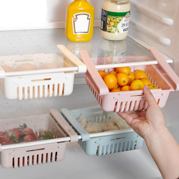 S9 Retractable Ref Shelf, Pull-out Sorting Refrigerator Organizer ...