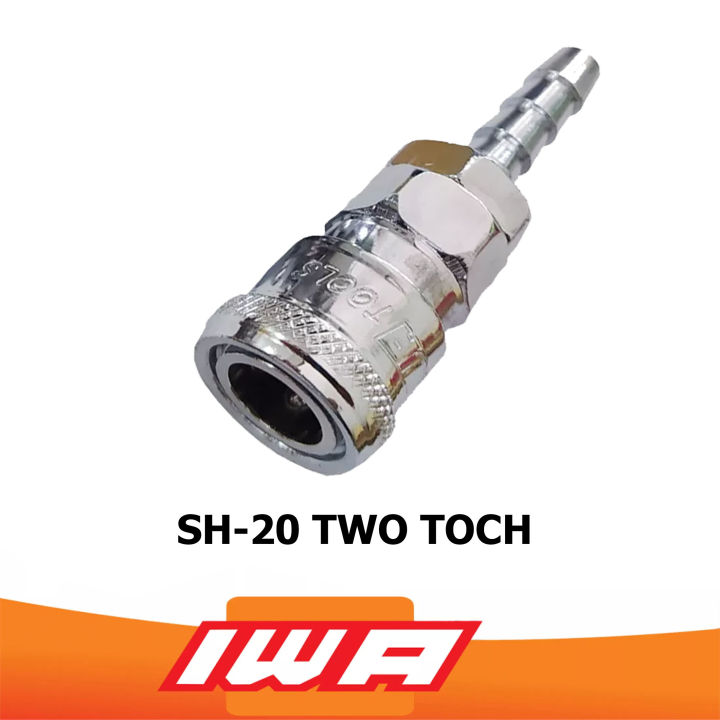 ORIGINAL Quick Coupler Nepel Sambungan Selang Angin Kompresor SH20 Dan PH20 Set Fitting SH 20 ...