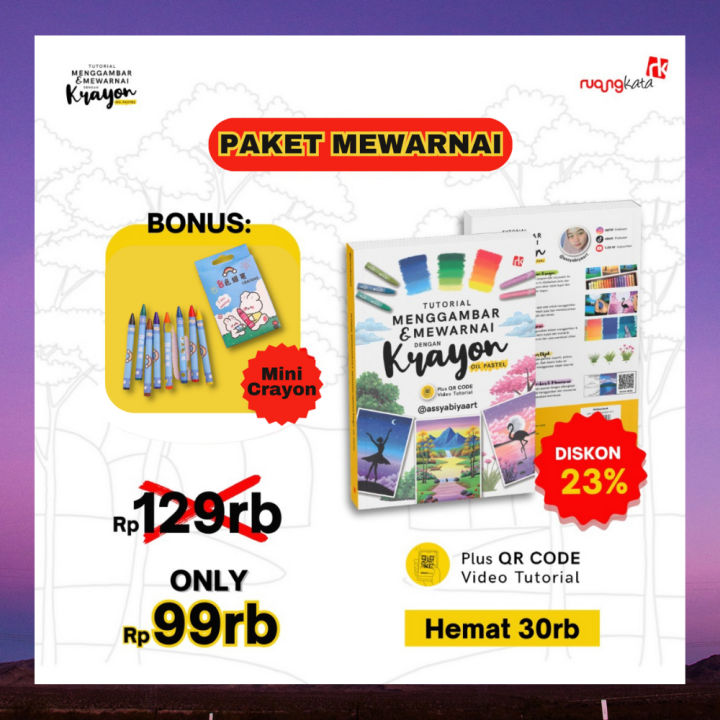 Buku Tutorial Menggambar & Mewarnai Dengan Krayon Oil Pastel - Agro ...