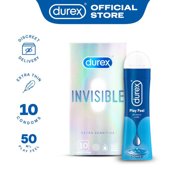 Durex Invisible 10s with Play Feel 50ml | Lazada PH