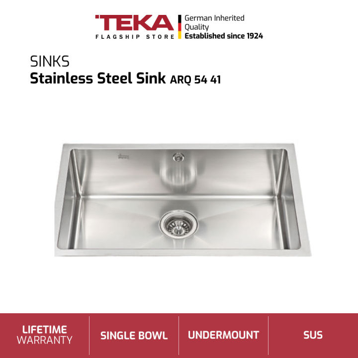 TEKA 40150154 SINK-ARQ 54 41 Stainless Steel Sink | Lazada