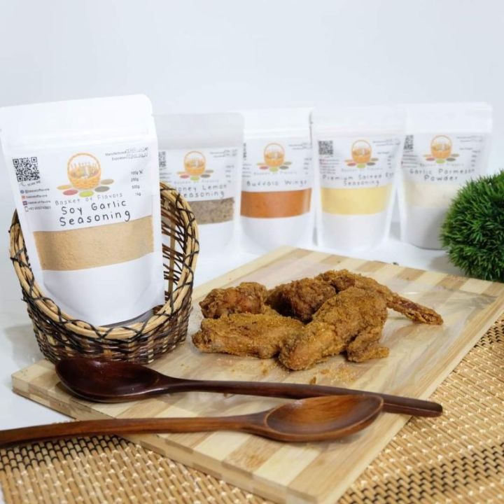 Soy Garlic Seasoning Powder Chicken Wings Flavor 25g 50g 100g 250g 500g ...