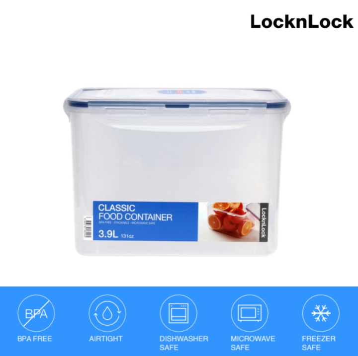 LocknLock Official Classic Food Container 3.9L (HPL-829) | Lazada