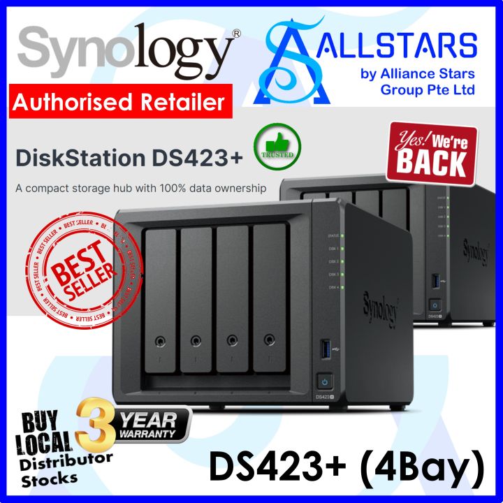 (ALLSTARS : We are Back / Storage NAS PROMO) Synology DS423+ NAS (Intel ...