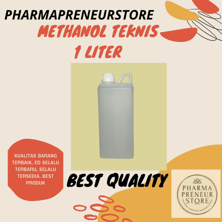Metanol / Methanol / Metil Alkohol / CH3OH Teknis 99,9 % 1 Liter BEST ...