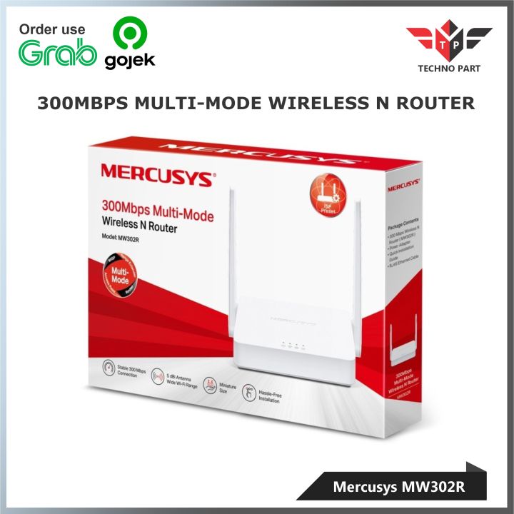 Mercusys MW302R Router WiFi 300Mbps Multi-Mode Wireless N Router ...