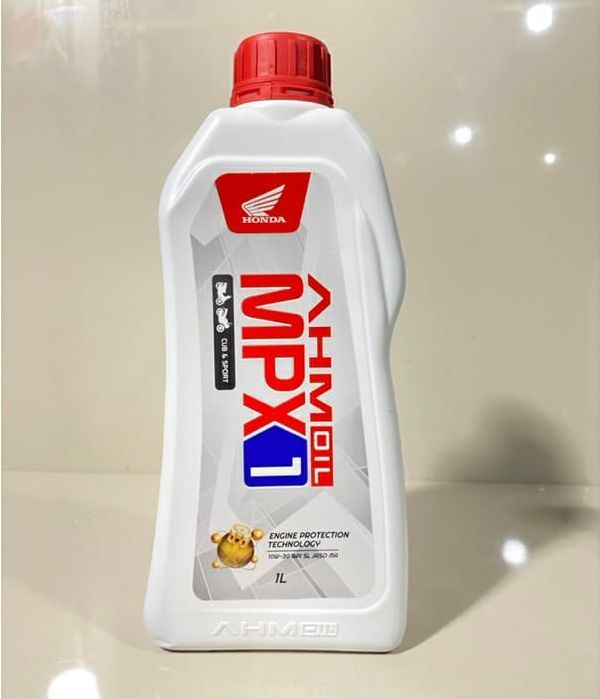 OLI MPX1 1L AHM OIL 10W-30 API SL JASO MA AHM OIL MPX 1 1 Liter 10W-30 API SL JASO MA | Lazada ...