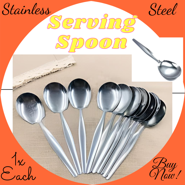 Serving Spoon Stainless Steel | Lazada PH