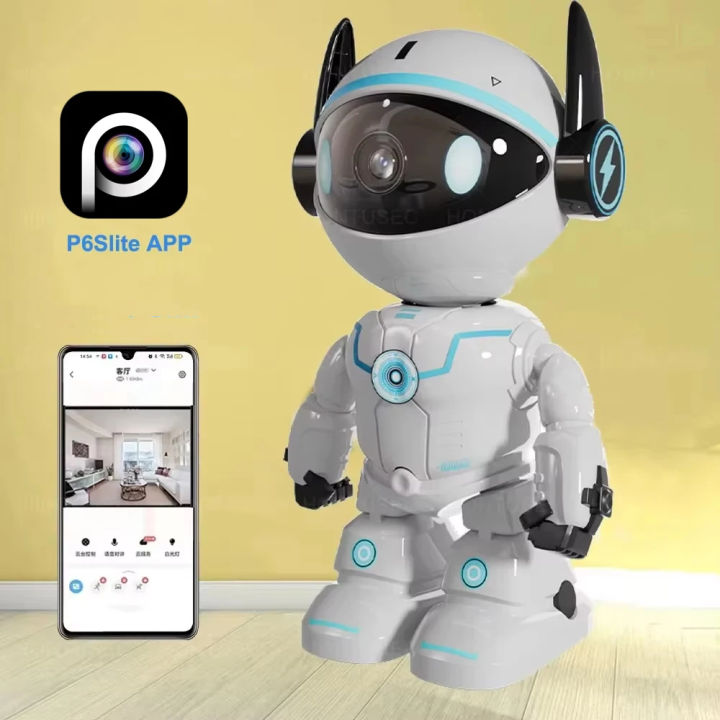Robot Camera 5MP Indoor IP Wifi Baby Monitor IR Night Vision Two Way ...