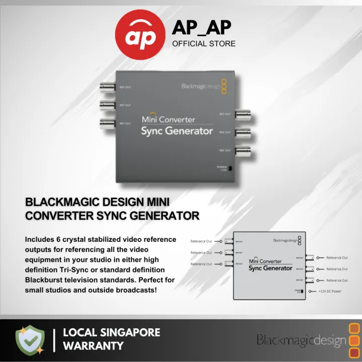 Blackmagic Design Mini Converter Sync Generator [CONVMSYNC ...