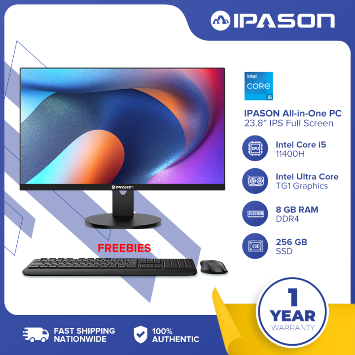 Ipason K2 23.8 Inch 11th All-In-One Computer i5 11400 8G 16G 256G 512G ...