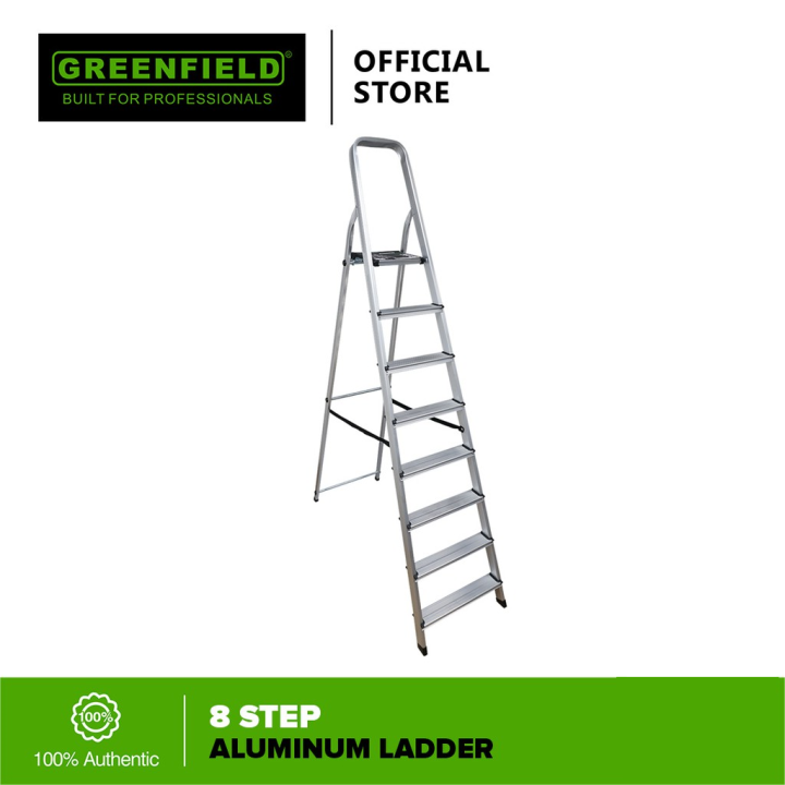 Greenfield 8 Step Aluminum Ladder - Safety Equipment | Lazada PH