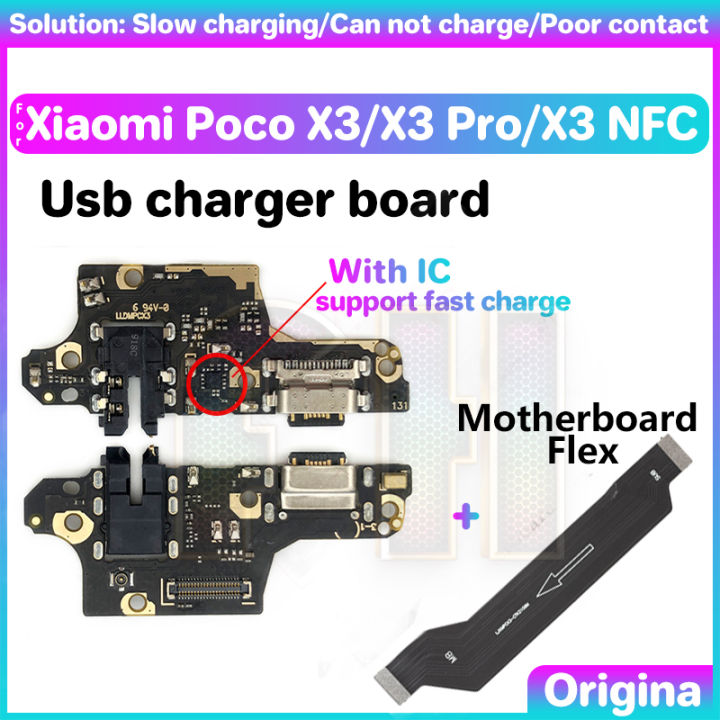 Original USB Charging charger dock board port for Xiaomi Poco X3 Pro ...