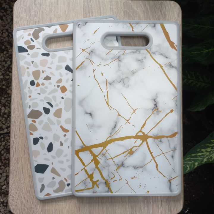 Telenan Motif Marmer Tebal Minimalis Talenan Serbaguna | Lazada Indonesia