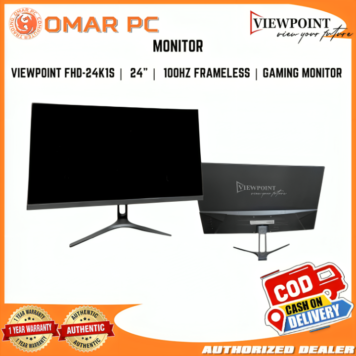 BRANDNEW VIEWPOINT FHD-24K1S | 24" | 100HZ FRAMELESS | GAMING MONITOR ...
