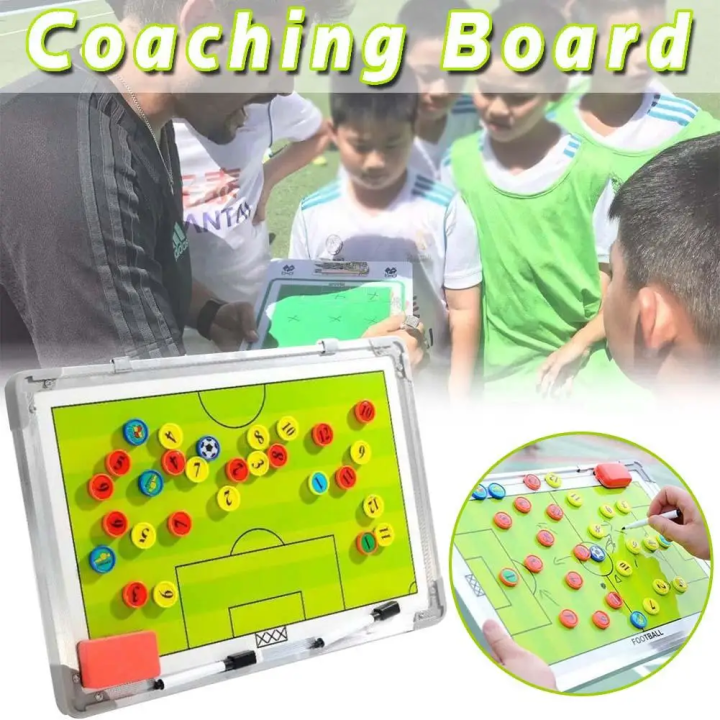 ฟุตบอลกระดานกลยุทธ์ Tactics BOARD Coaching Match บอร์ดฝึกชุด แถมฟรี ปาก ...