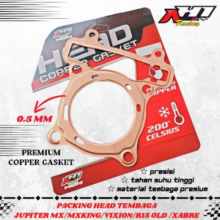 PAKING PACKING BLOK HEAD TEMBAGA JUPITER MX MXKING VIXION OLD NVA NVL ...