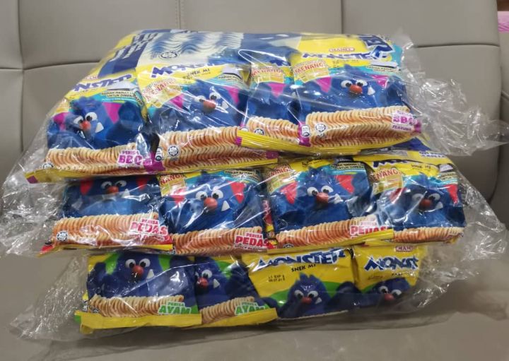 Mamee Monster Snek Mi All type Flavor 25gx30pcs | Lazada