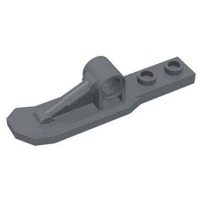 Lego part (ชิ้นส่วนเลโก้) No.15540 Helicopter Landing Ski 1 x 6 with ...